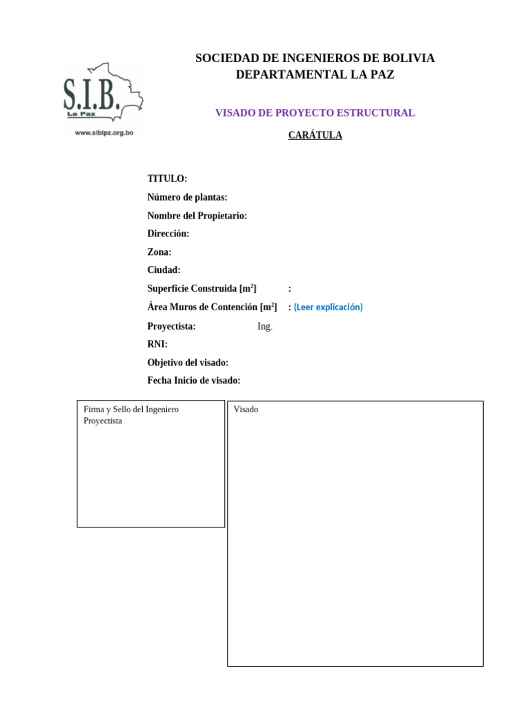 Visado de Proyecto Estructural | PDF