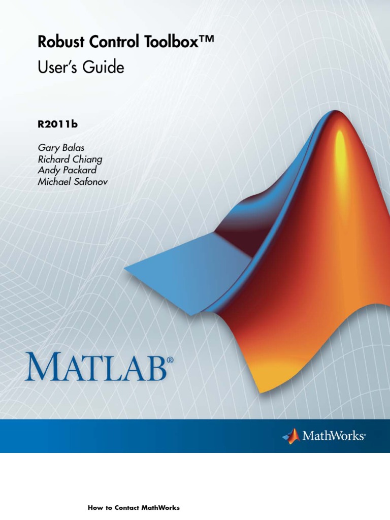 User's Guide: Robust Control Toolbox™ | PDF | Matrix (Mathematics) | Control Theory