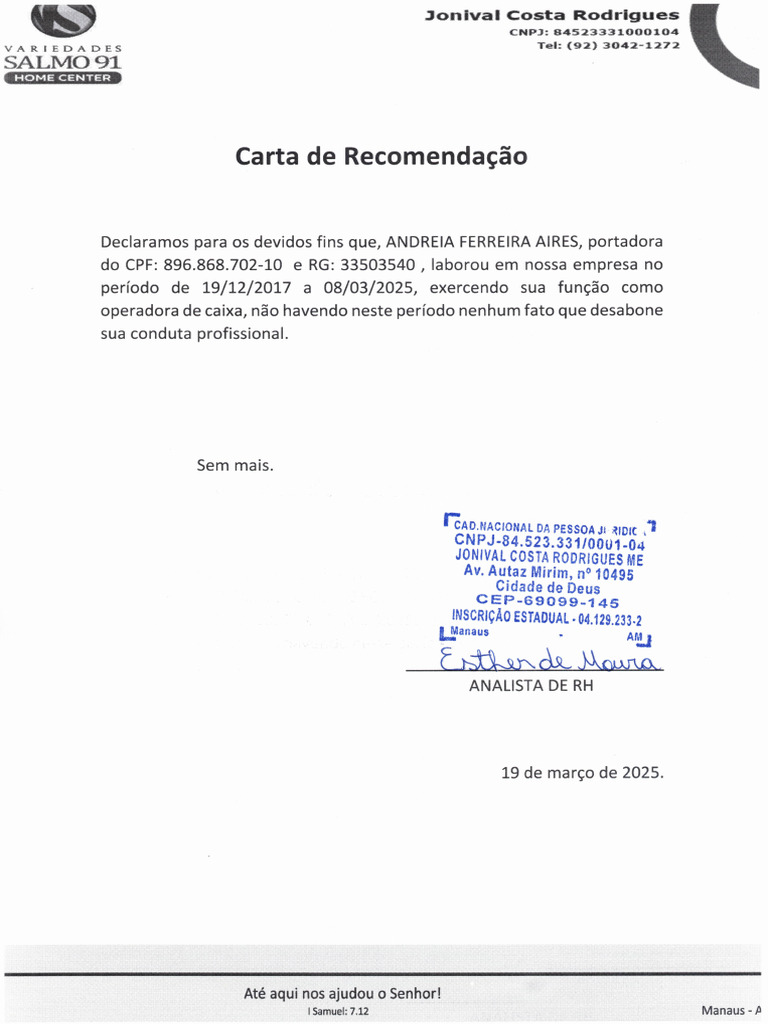Andreia Ferreira 000036 | PDF