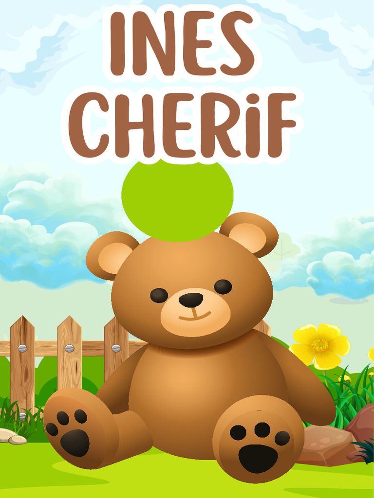 Brown and Blue Minimalis The Lazy Bear Cover Book | PDF