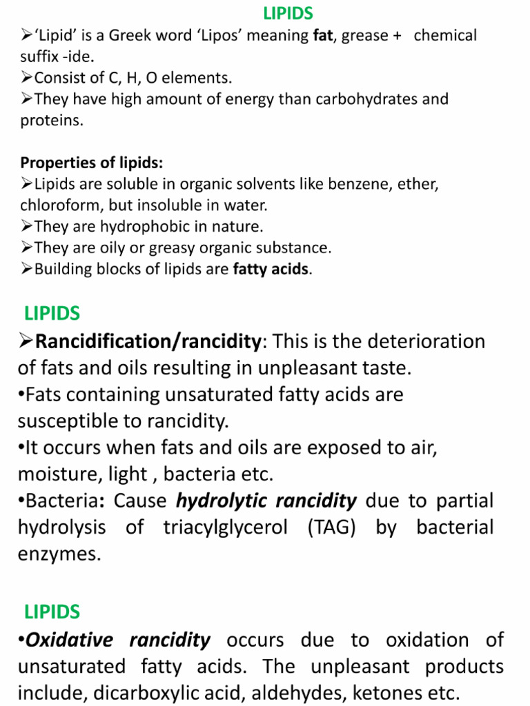 5 LIPIDS to CR | PDF
