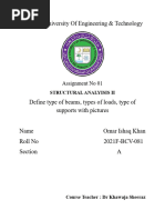 Types of Beam Supports in Civil Engineering | PDF | Beam (Structure ...