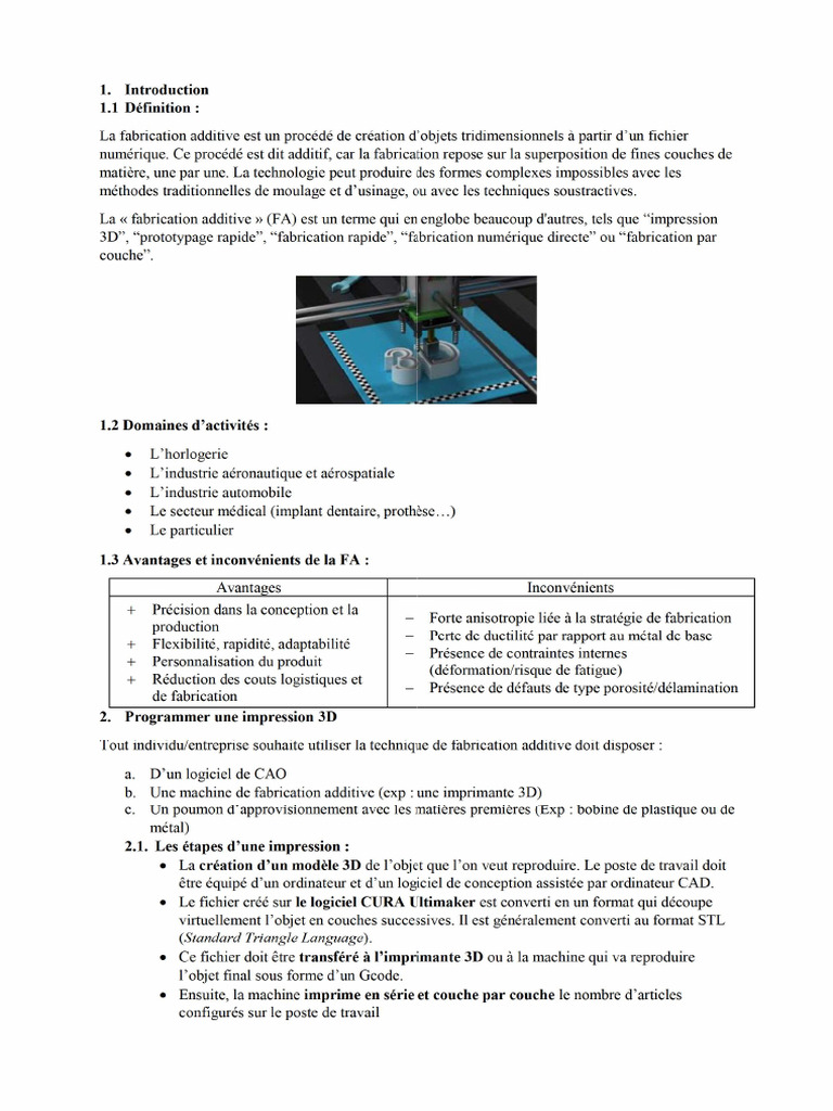 TP FA Fascicule Cura Etudiants | PDF