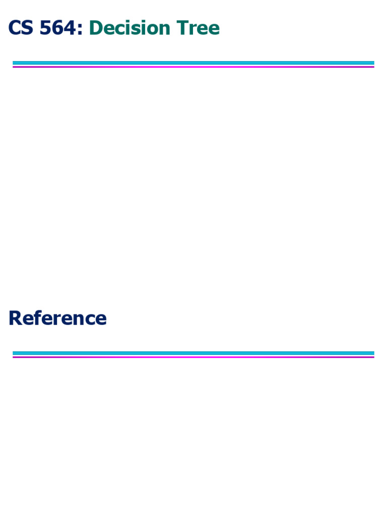 Lec Decision Tree 2025 | PDF | Algorithms And Data Structures | Algorithms