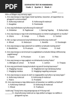Makabansa 2 Worksheet Q2 W1 | PDF