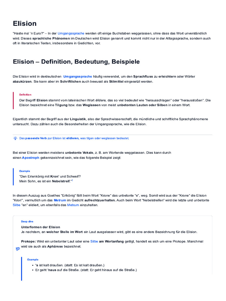 Elision | PDF