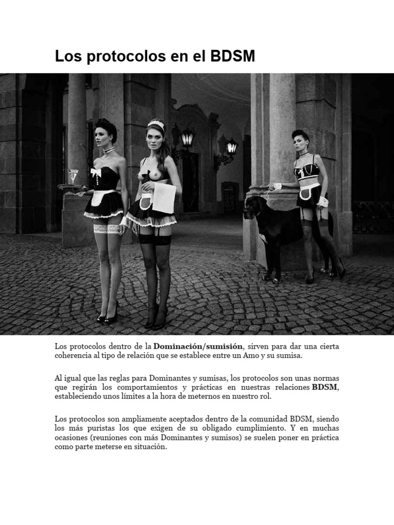 Los Protocolos en El BDSM | PDF | Bdsm