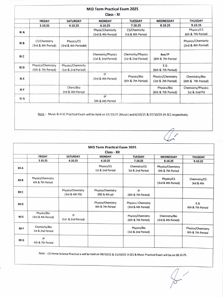 Mid Term Practical Exam 2025-26 | PDF