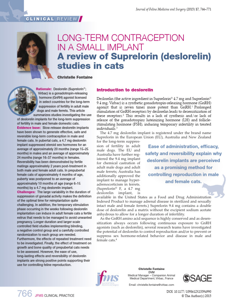 Long-Term Contraception in A Small Implant A Revie | PDF | Endocrine ...