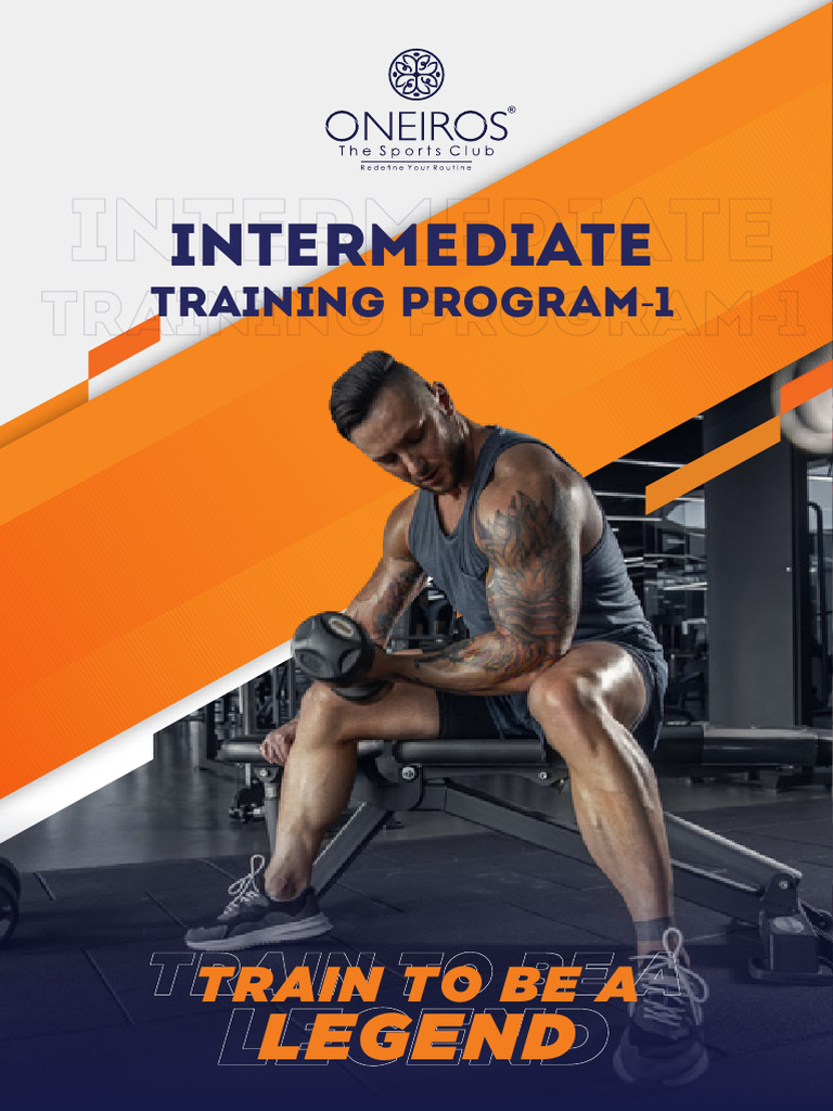 7-Day Intermediate Training Plan | PDF | Strength Training | Management ...