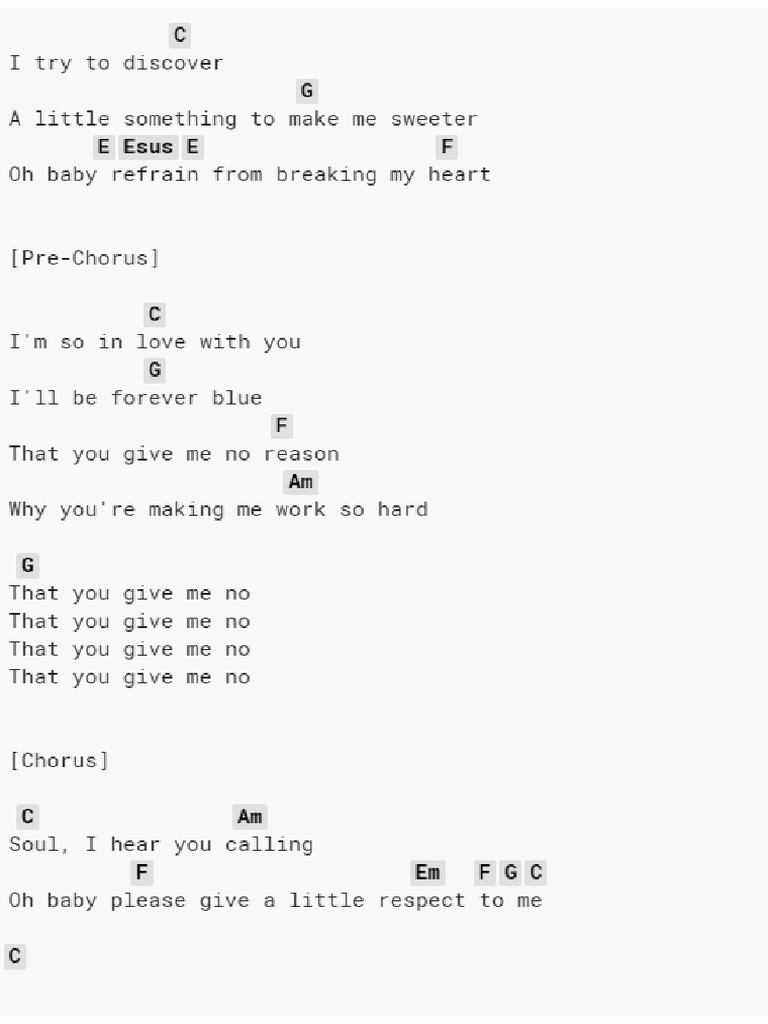 11 Little Respect | PDF