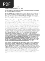 Societies Registration Act 1860 | PDF