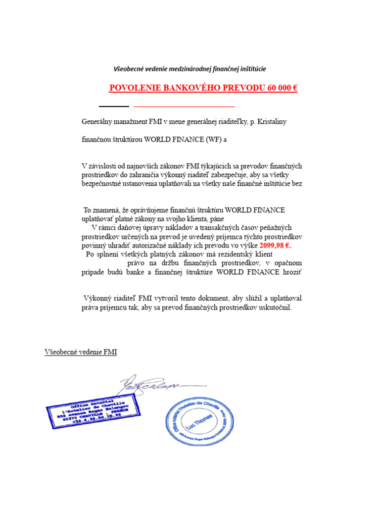 Autorizácia Màrio Baraniak | PDF