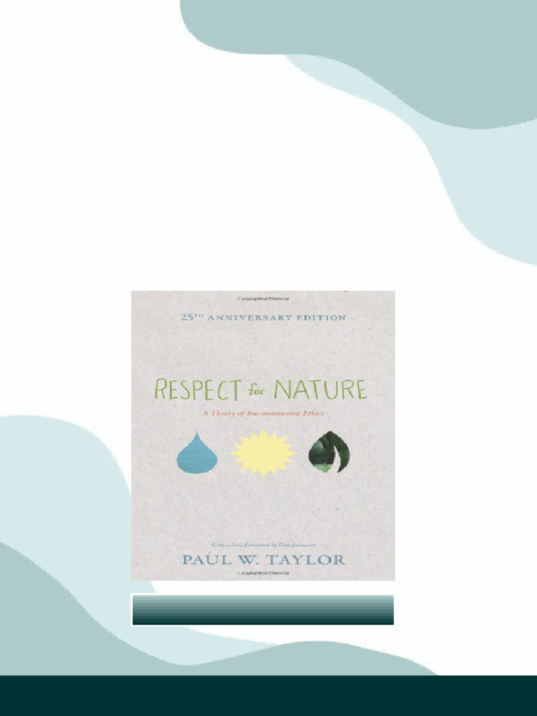 (Ebook) Respect For Nature: A Theory of Environmental Ethics (25th ...