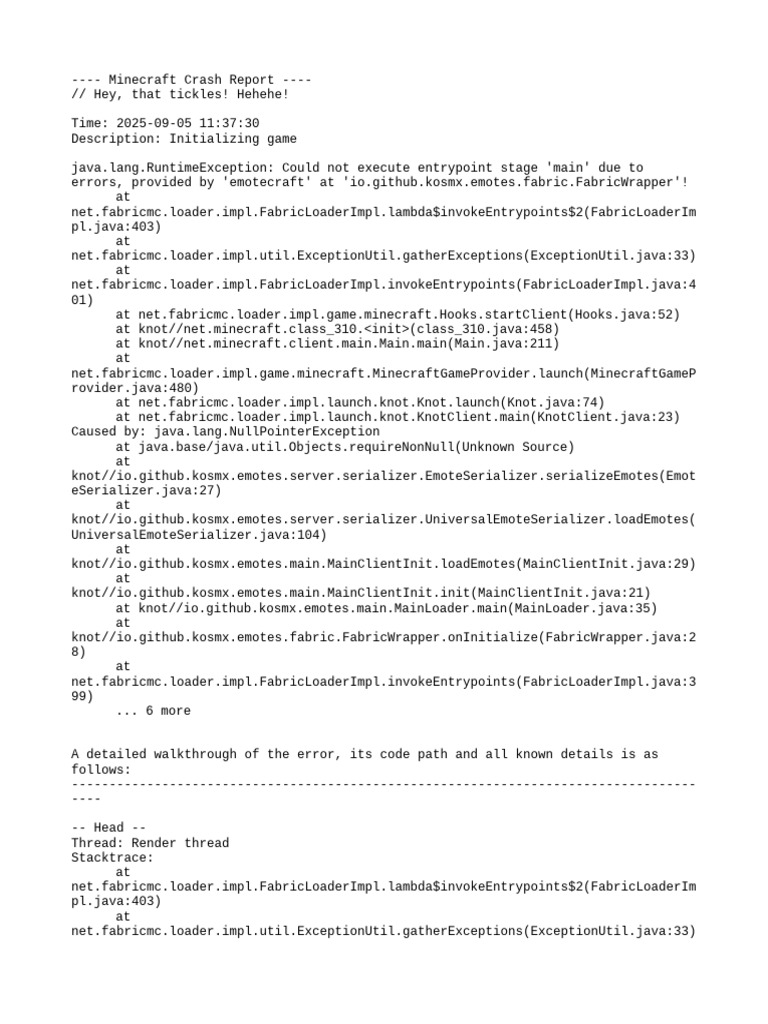 crash-2025-09-05_11.37.30-client | PDF | Java (Programming Language ...