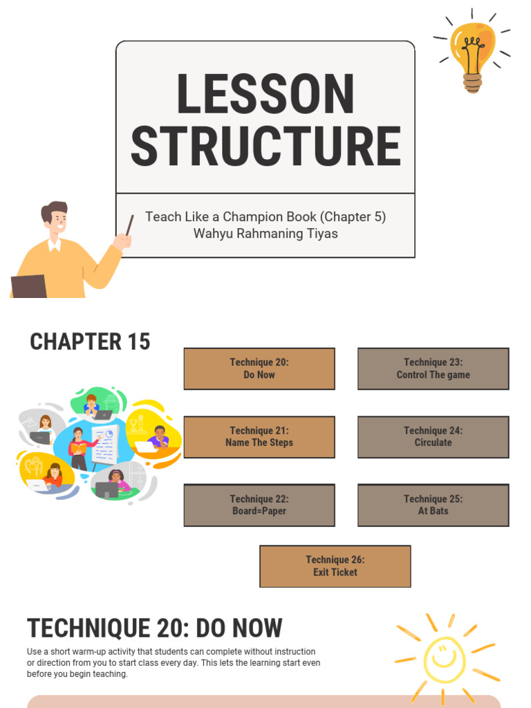 (Chapter 15) Teach Like A Champion | PDF | Nonverbal Communication ...