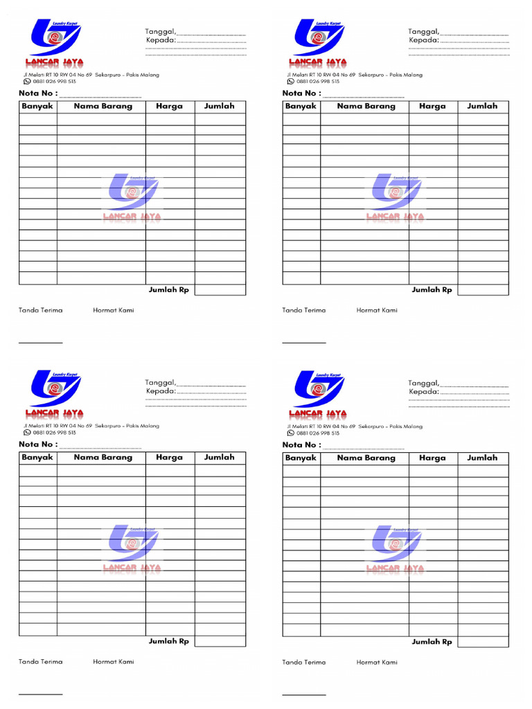 Nota F4 | PDF
