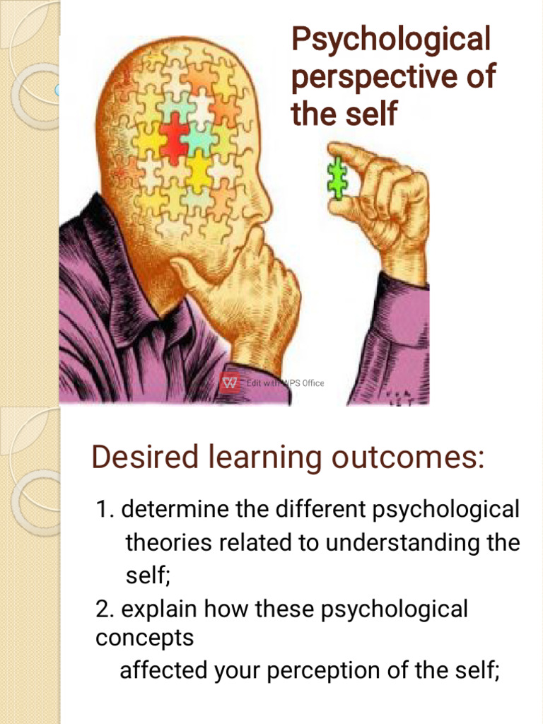 Psychological Perspective of The Self | PDF | Self Concept | Self