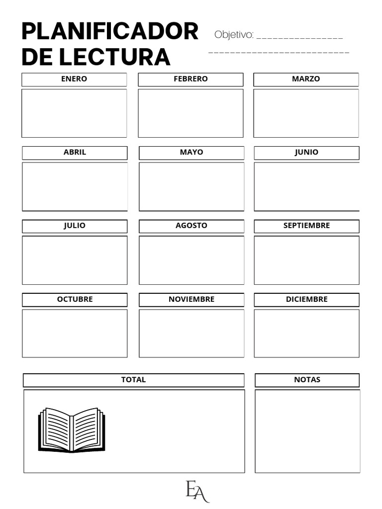 Planificador de Lectura | PDF