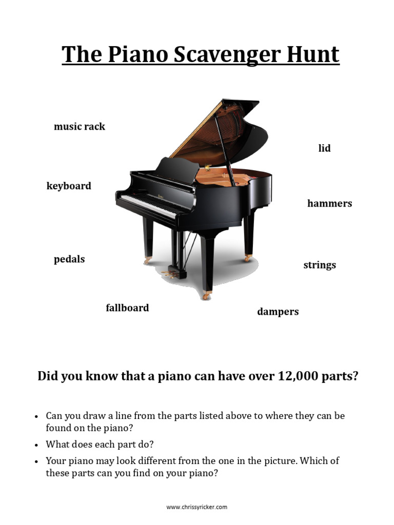 Piano Scavenger Hunt | PDF
