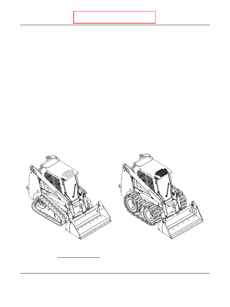 Skid Steer Loader Maintenance Manual | PDF | Rotating Machines ...
