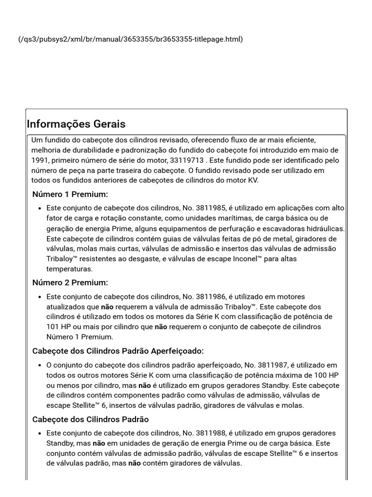 002-004 Cabeçote Dos Cilindros Motores GTA38, K38, K50, QSK38, e QSK50 ...