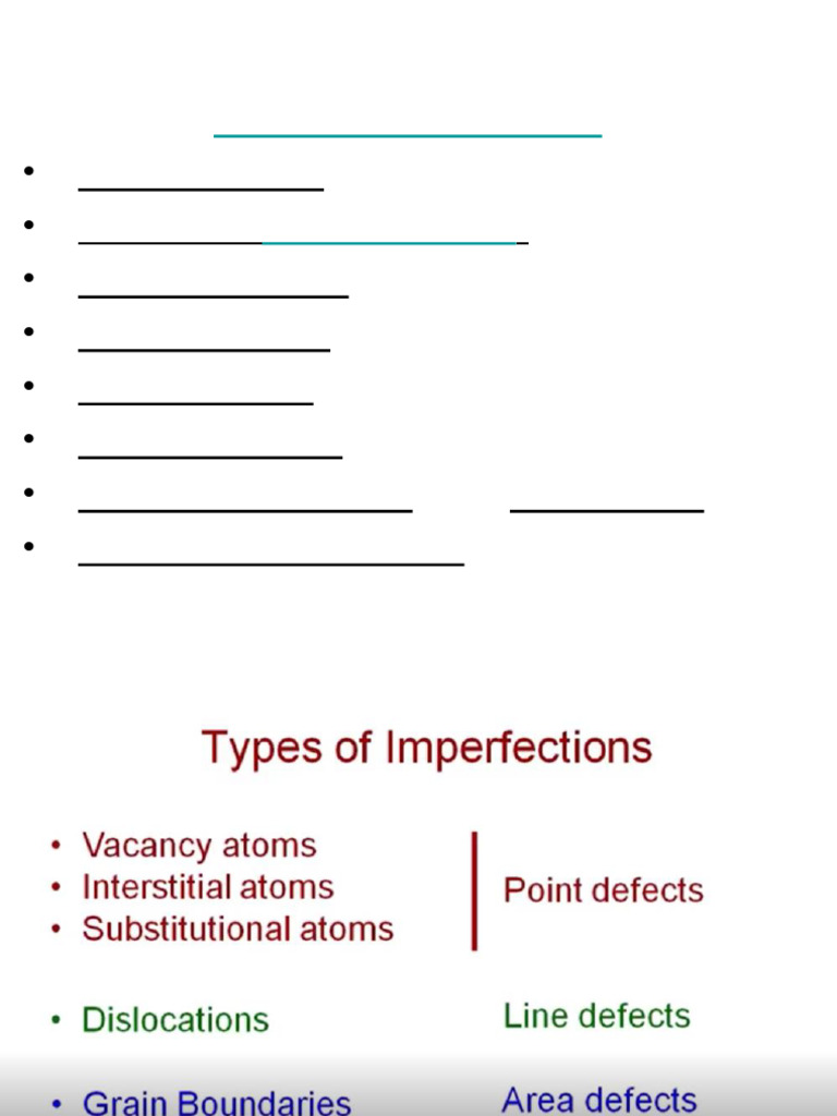 Crystallographic Defects | PDF | Ion | Chemistry