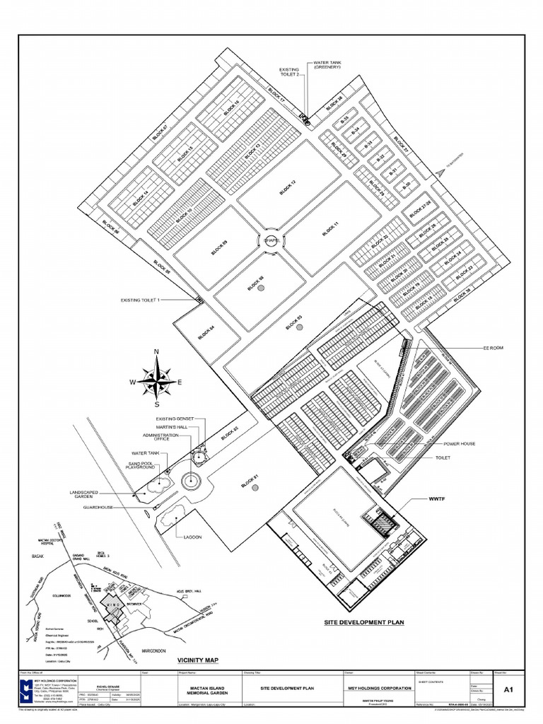 MIMG Site Dev Plan With Vicinity - 2025!09!25 | PDF