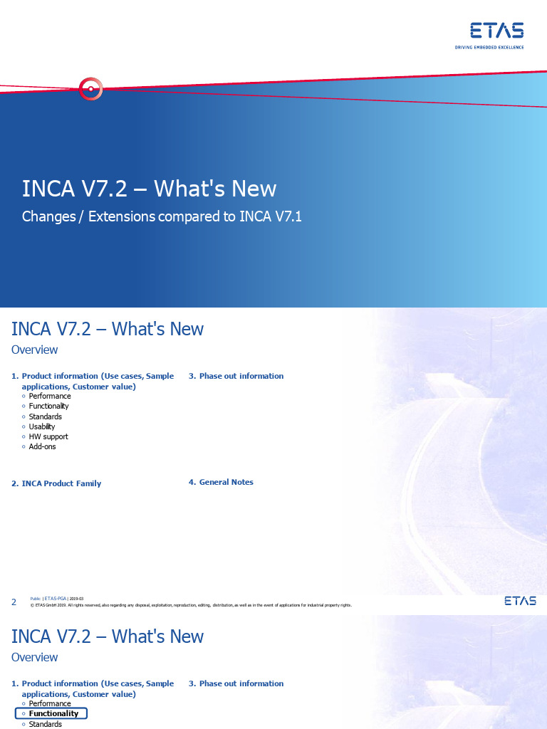 INCA V7.2 Whats New | PDF | Ip Address | Parameter (Computer Programming)