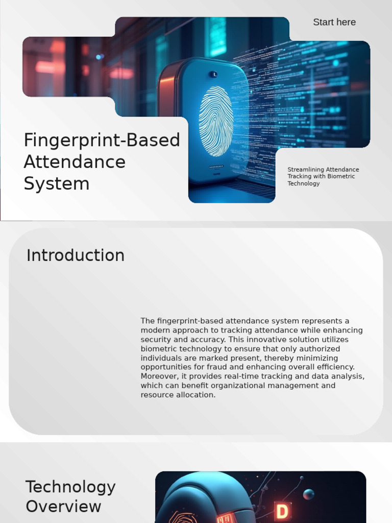 Biometric Fingerprint Attendance System | PDF | Fingerprint | Biometrics