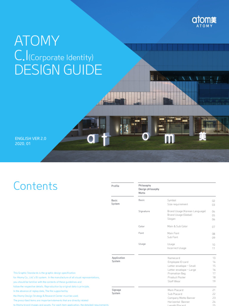ATOMY - Identidad Corporativa | PDF