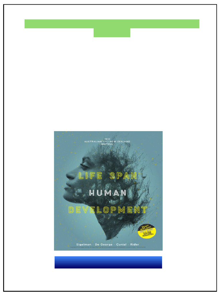 Life Span Human Development Sigelman Complete Edition | PDF | Attachment Theory | Attention ...
