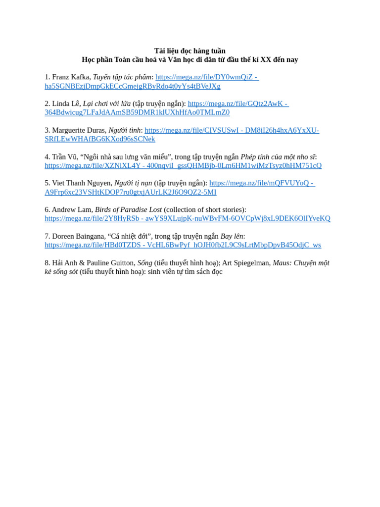 Tmptm9u5w Tai Lieu Doc Hang Tuan Hoc Phan Toan Cau Hoa Va Van Hoc Di ...
