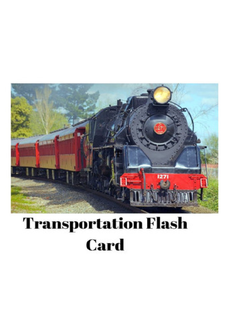Transportation Flash Cards: Flash Cards | PDF | Bride | Wedding