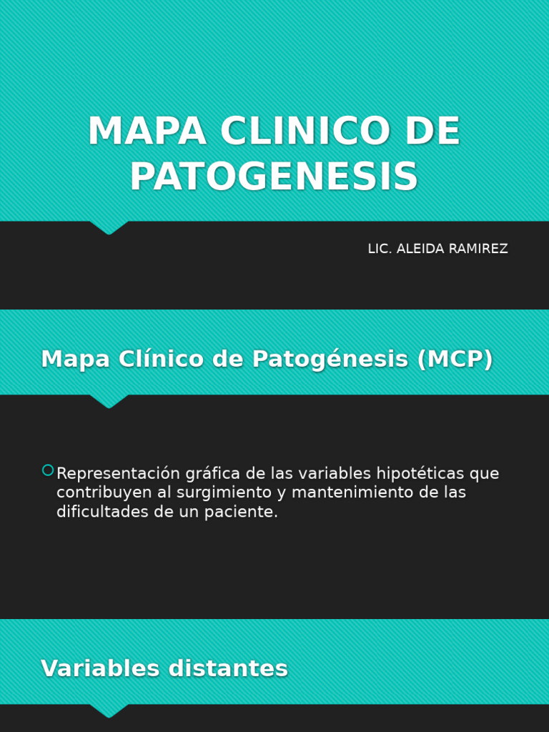 Mapa Clinico de Patogenesis | PDF
