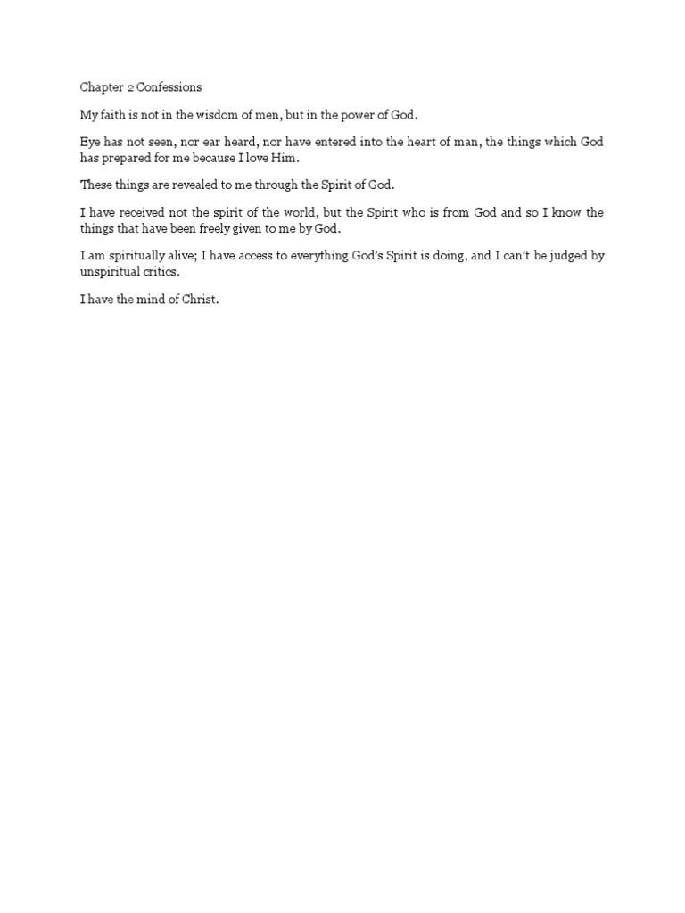 Spiritual Wisdom in 1 Corinthians | PDF | The Gospel | Paul The Apostle