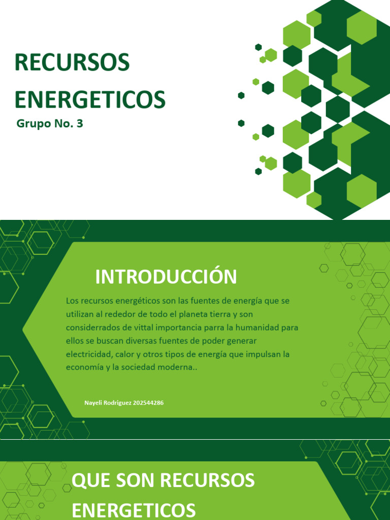 Recursos Energeticos | PDF | Energía renovable | Desarrollo energético