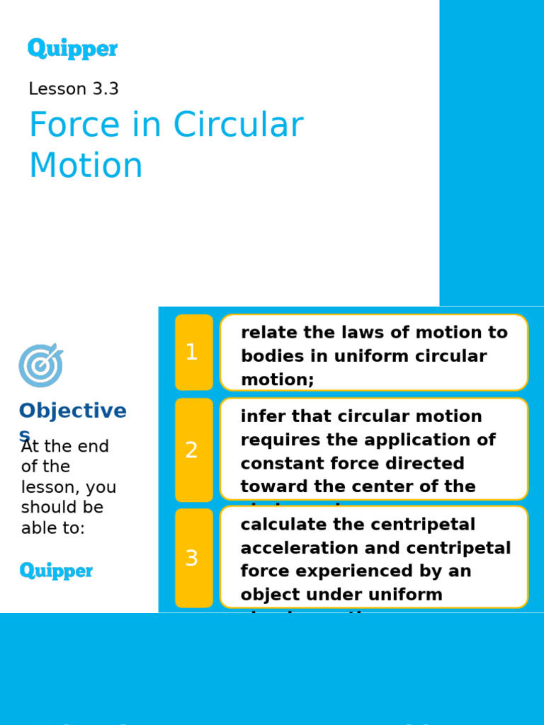 Science 8 - 1G (Force in Circular Motion) | PDF | Acceleration | Force