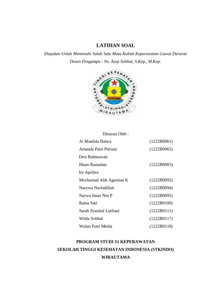 Latihan Soal Gadar Kel 1.3 | PDF