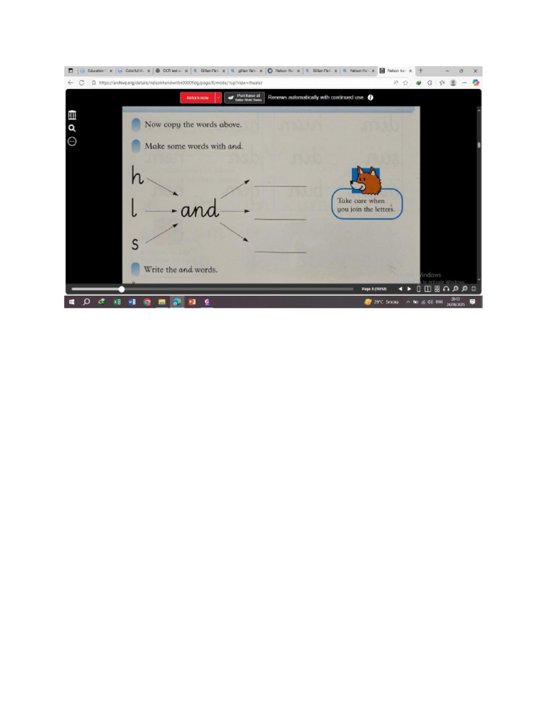 Grade 1 Handwriting Practise | PDF