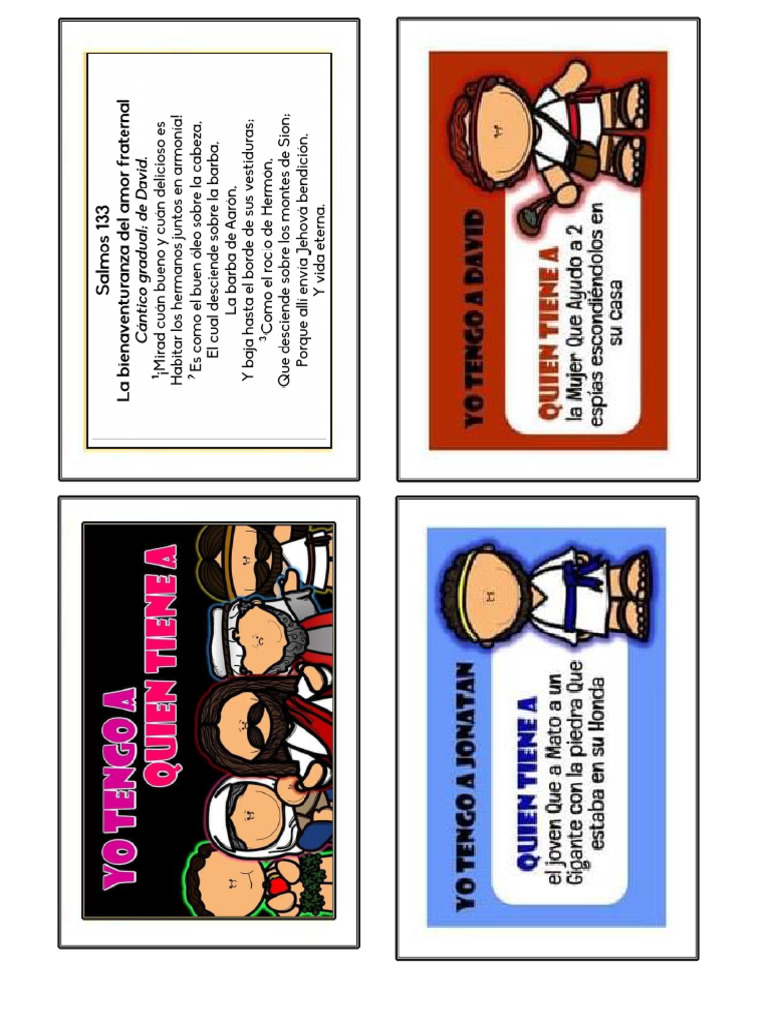 Juego Yo Tengo A Quien | PDF