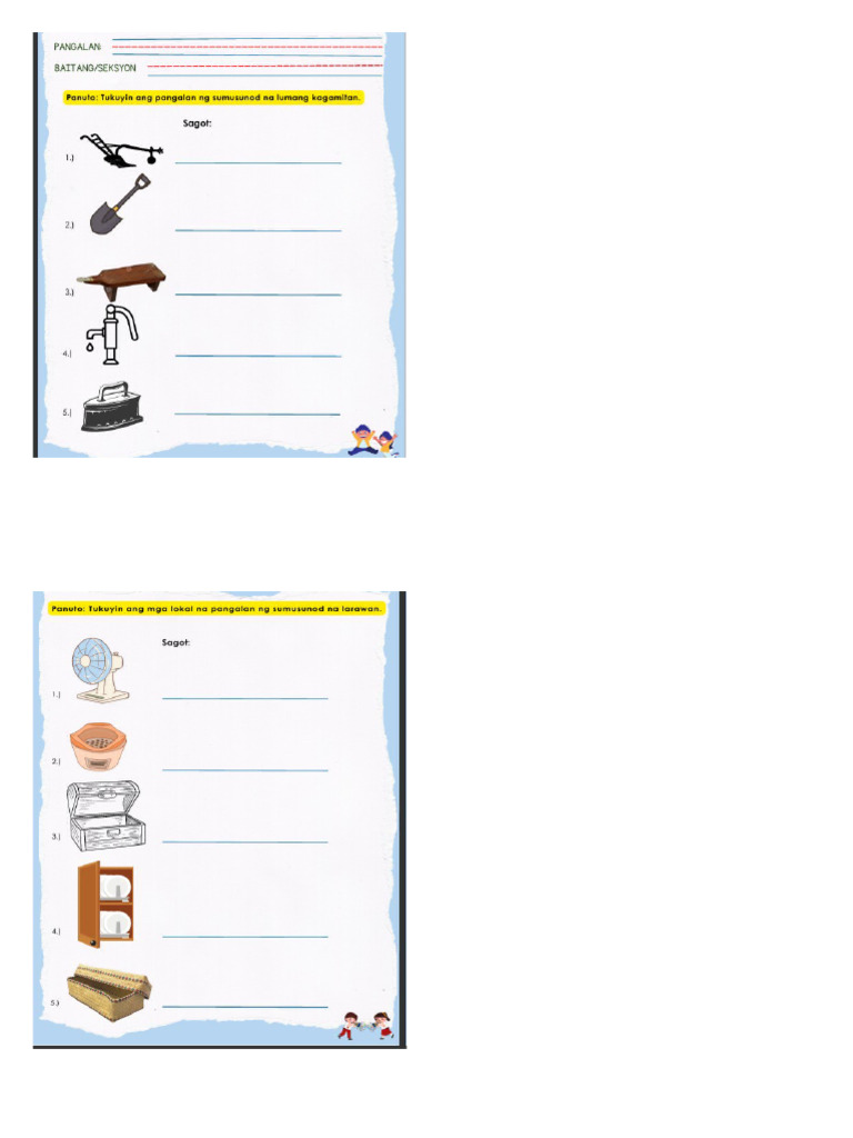 g2 q2 w1 Worksheets | PDF