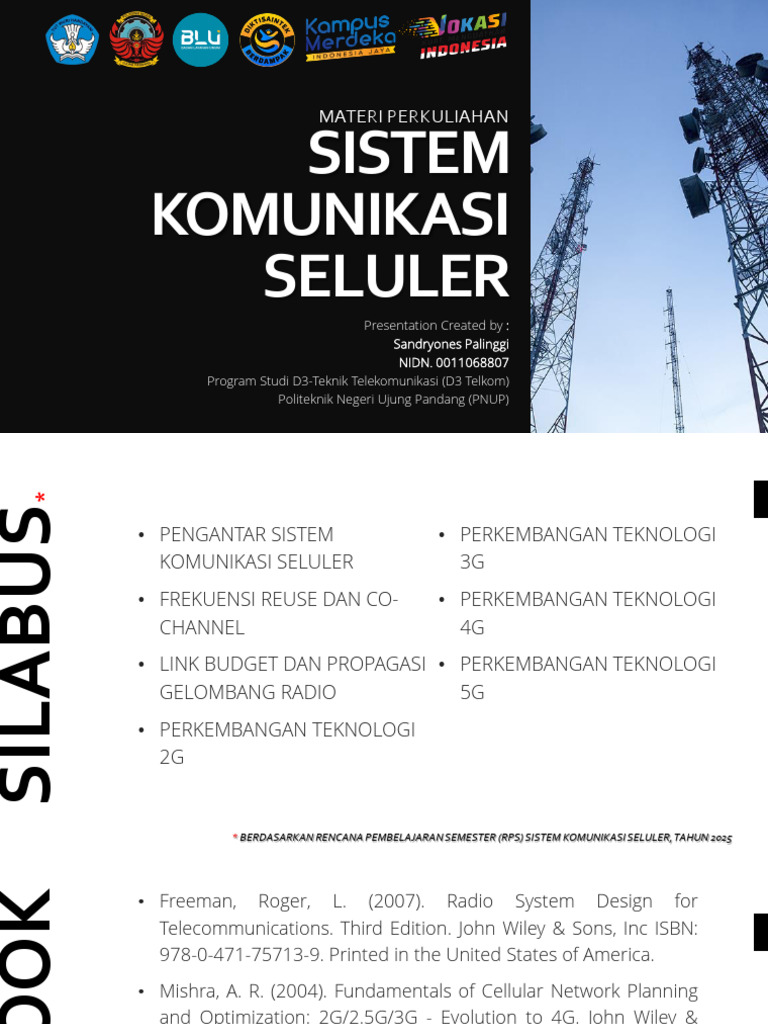 Materi Sistem Komunikasi Seluler 2025 | PDF