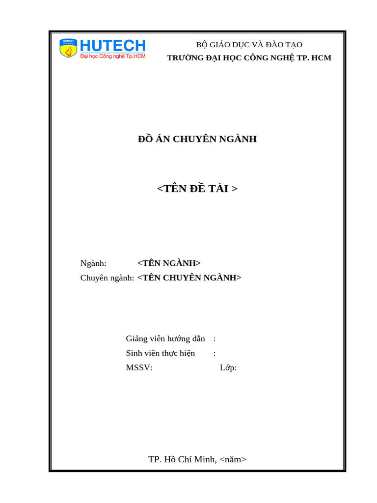 Trang Bia DACN | PDF