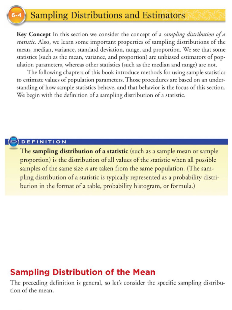 Class 2 Sampling Distribution Pdf