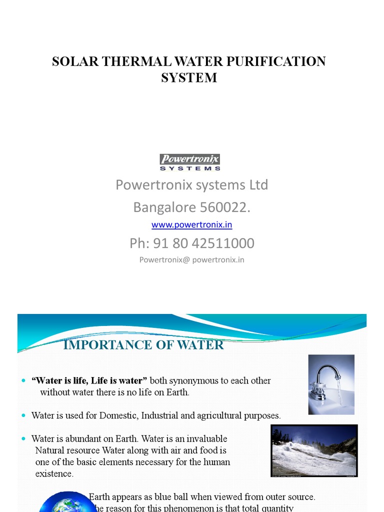 Swps Profile | PDF | Water Purification | Drinking Water