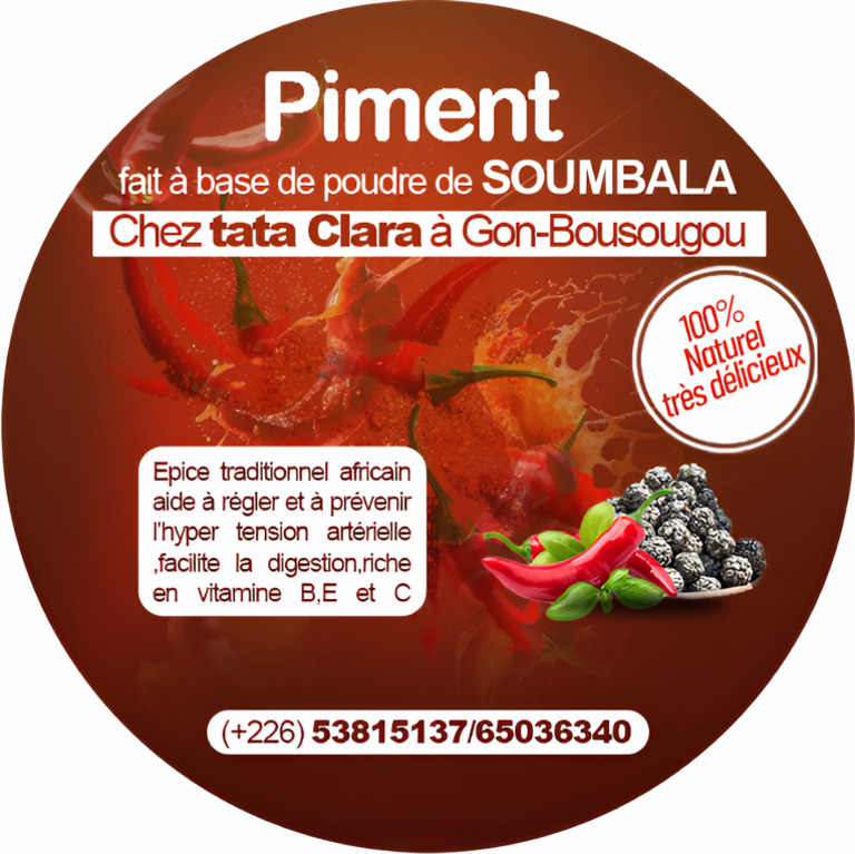 Etiquette Piment Soumbala | PDF