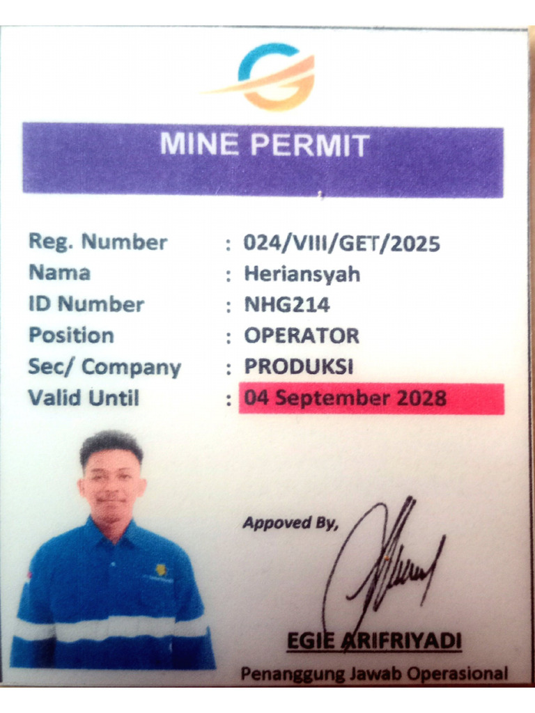 Mine - Permit - Info 23 09 2025 17 11 | PDF