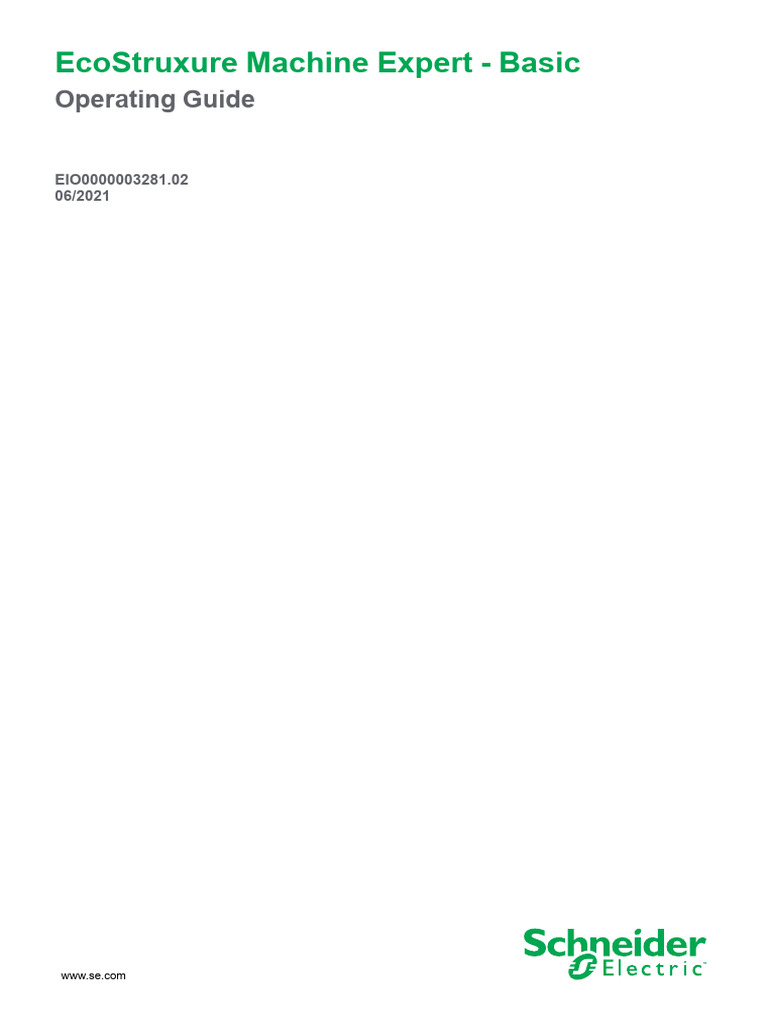 EcoStruxure Machine Expert Guide | PDF | Computer Program | Programming