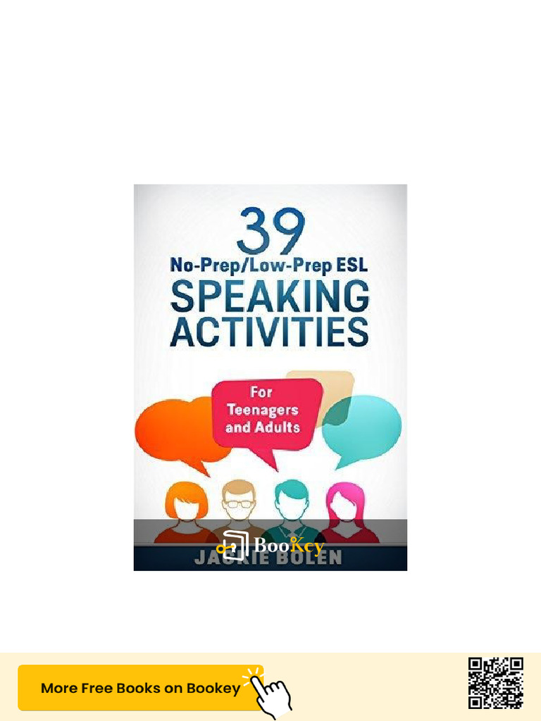 39 No-Prep ESL Speaking Activities | PDF | English As A Second Or ...